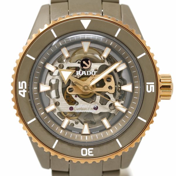 FS: Pre-Owned Rado Captain Cook High-Tech Ceramic Skeleton R32150162 ...