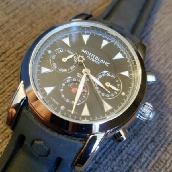 MONTBLANC FLYBACK 25J AUTOMATIC 200M CHRONOGRAPH 38MM | WatchCharts Marketplace