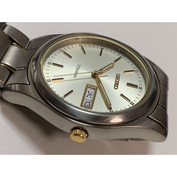 SEIKO Titanium Watch Silver | WatchCharts Marketplace