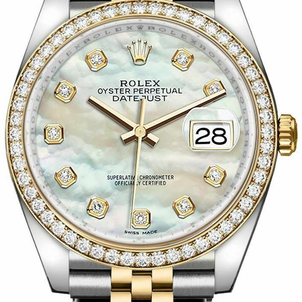 Rolex Datejust 36 Rolesor Yellow (116243) Market Price | WatchCharts