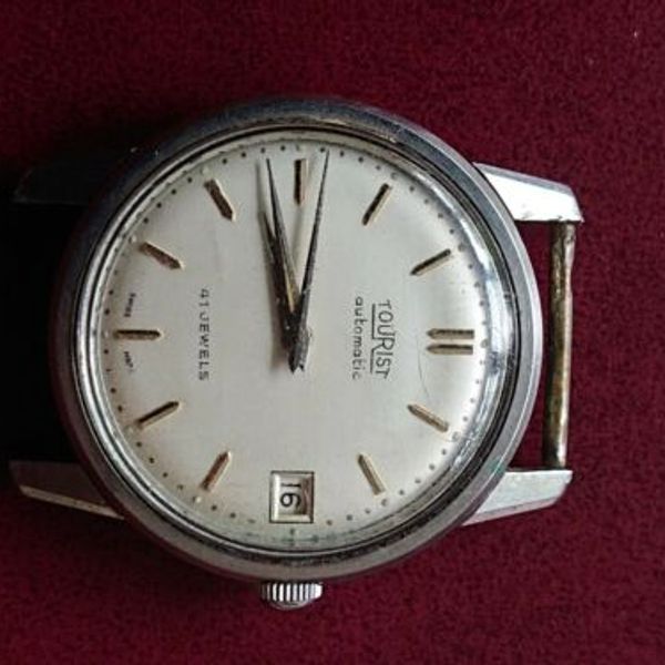 Vintage Tourist Automatic 41 Jewel Watch Working. | WatchCharts Marketplace