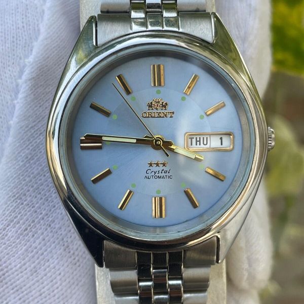 Vintage Orient Three Star Men's Automatic Watch Made In Japan ...