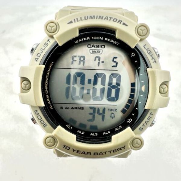 Casio AE1500WH-5AV, Chronograph Watch, Illuminator, 5 Alarms, 10 Year ...