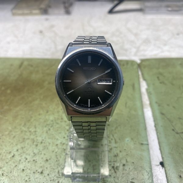 Vintage Seiko Quartz Menâ s Watch â Day Date â Stainless Steel â Working | WatchCharts Marketplace
