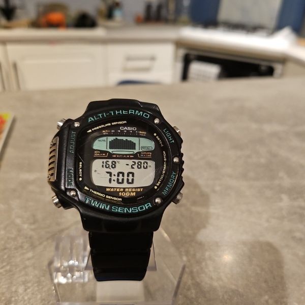 CASIO ALT-6000 TEMPERATURE PRESSURE DIGITAL WATCH | WatchCharts Marketplace