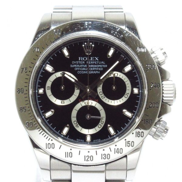 [New] [Used] ROLEX Daytona watch SS/chronograph/roulette dial/10 frames ...