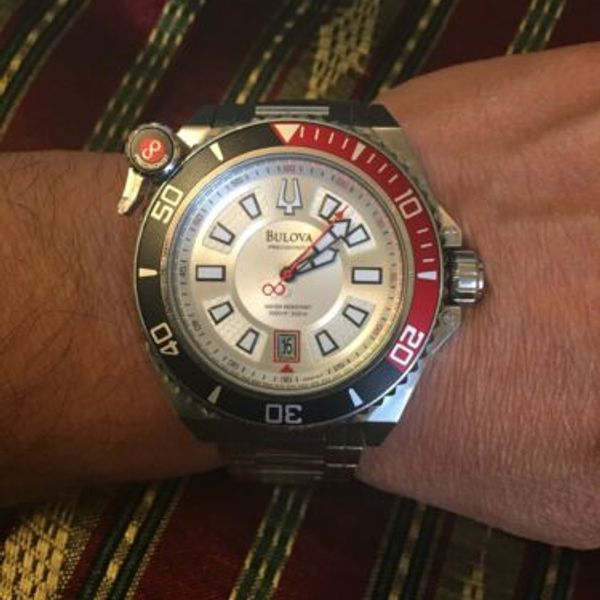 BULOVA PRECISIONIST CATAMOUNT 98B167 MEN'S 300m DİVER WRISTWATCH ...