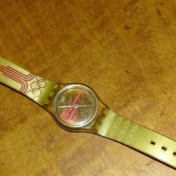 Swatch Historical Olympic Collection Moscow 1980 Ladies Watch 1994 25mm ...