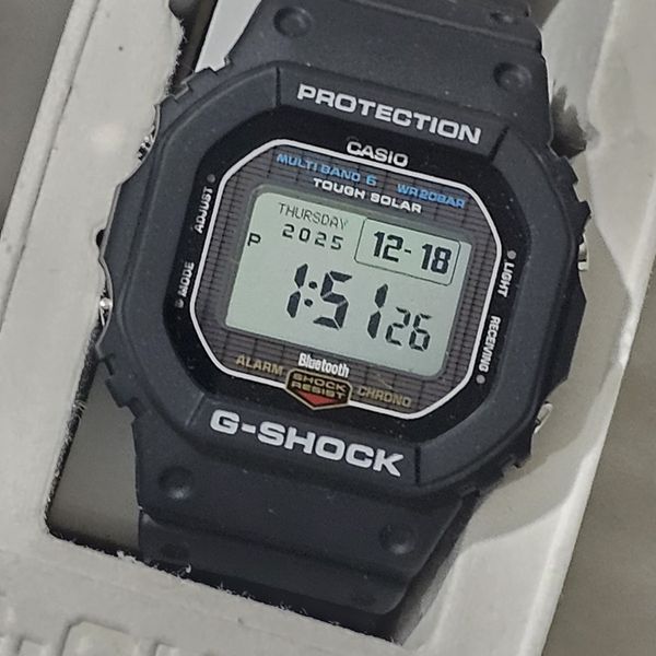 CASIO G-SHOCK GW-BX5600-1ER Positive MIP Black 2025 UK model ...