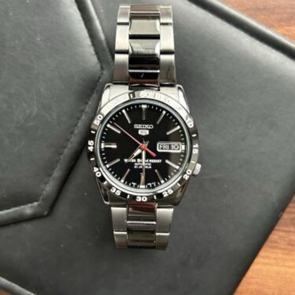 Seiko 5 Sports SNKE03 Men's Black Automatic Explorer 21 Jewels 50m ...