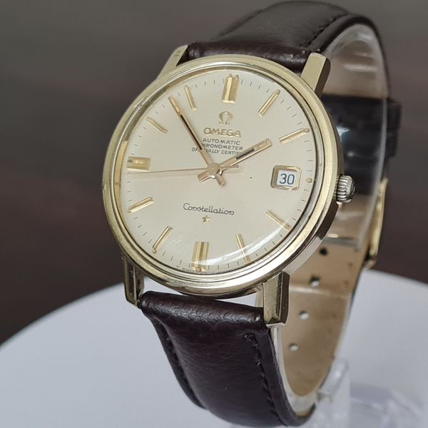 Gents Omega Constellation Ref.168018 Gold Topped Swiss Made 564 ...