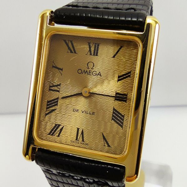 OMEGA De Ville Tank MD Ref. 511.0404 Gold Plated Manual Wind Men's ...