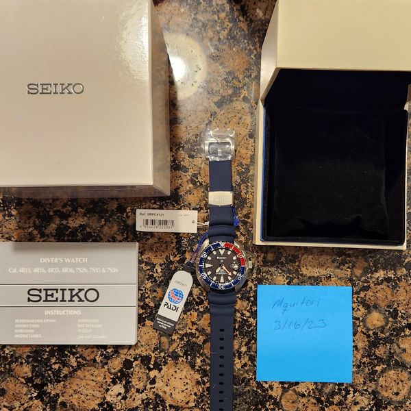 [$450 USD] Seiko Prospex Mini Turtle PADI Edition - SRPC41J1 ...