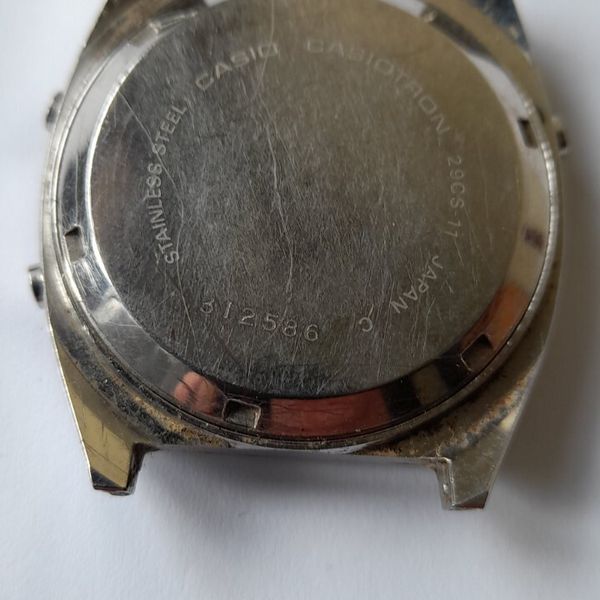 CASIO Casiotron World Time vintage digital watch for repair ...