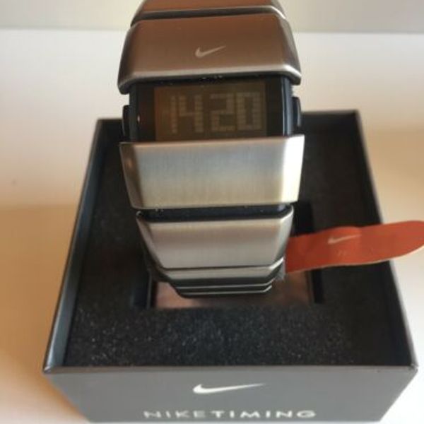 Nike Men’s Watch Wc000-001 2004 Brand-New With Tag Chromometer Digital ...