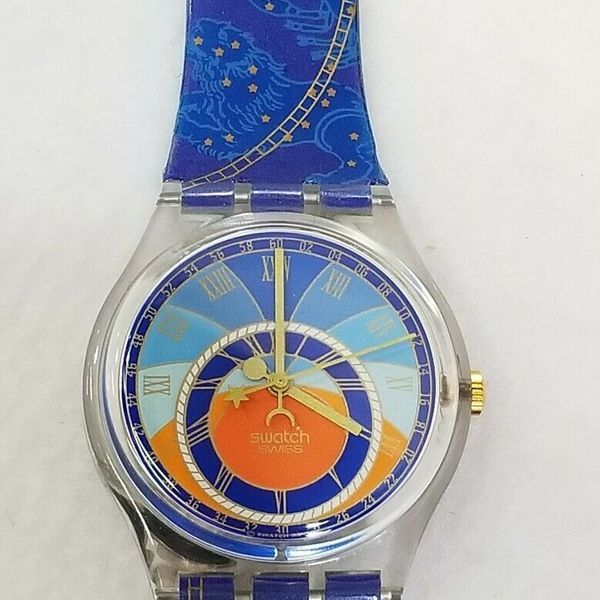 Vintage Swatch Watch 1993 GK 179 Azimut Watch New in Box | WatchCharts