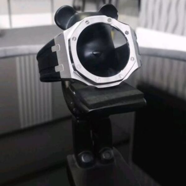 Casio G-Shock GA2100 Casioak Mod kit AP Royal Oak Custom - Steel Black ...