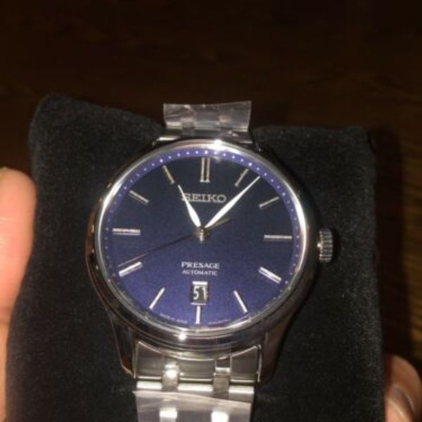 Brand New SEIKO Presage SRPD41J1 Zen Garden Blue Dial Automatic Watch ...