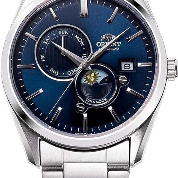 ORIENT RN-AK0303L Orient Contemporary SUN & MOON Automatic Men Watch ...