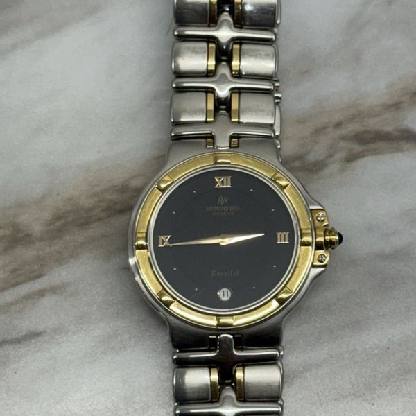 Raymond Weil 9190 Parsifal Black Dial Steel Band | WatchCharts Marketplace