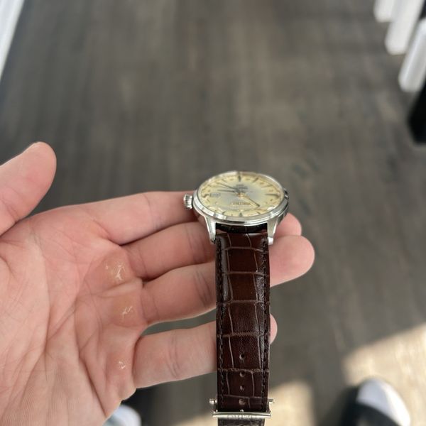 NEW Seiko Presage Cocktail Time SS Automatic GMT Ivory Dial Watch ...
