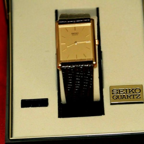 Men's Seiko Tank Watch NWT New Battery | WatchCharts Marketplace