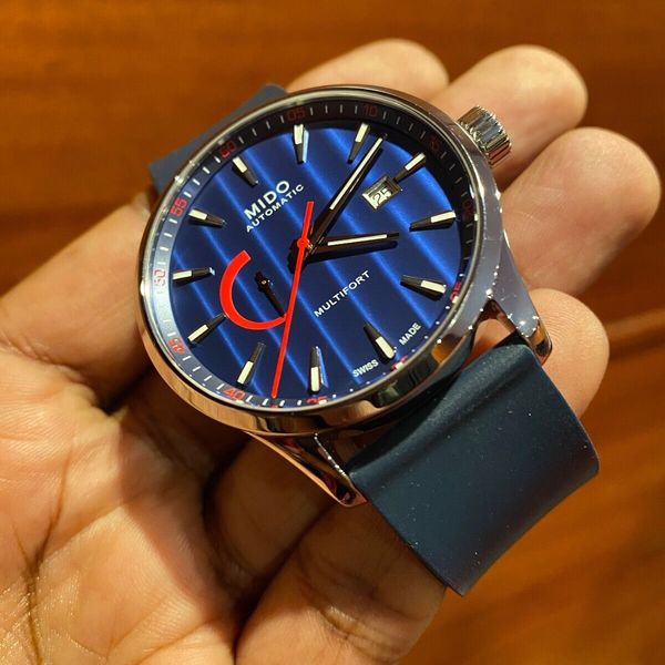 MIDO MULTI FORT POWER RESERVE AUTOMATIC MEN'S SWISS WATCH (80 HR TIME ...
