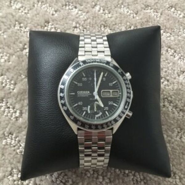 RARE CITIZEN SPEEDY 67-9313 Vintage Automatic Chronograph Watch 8110a ...