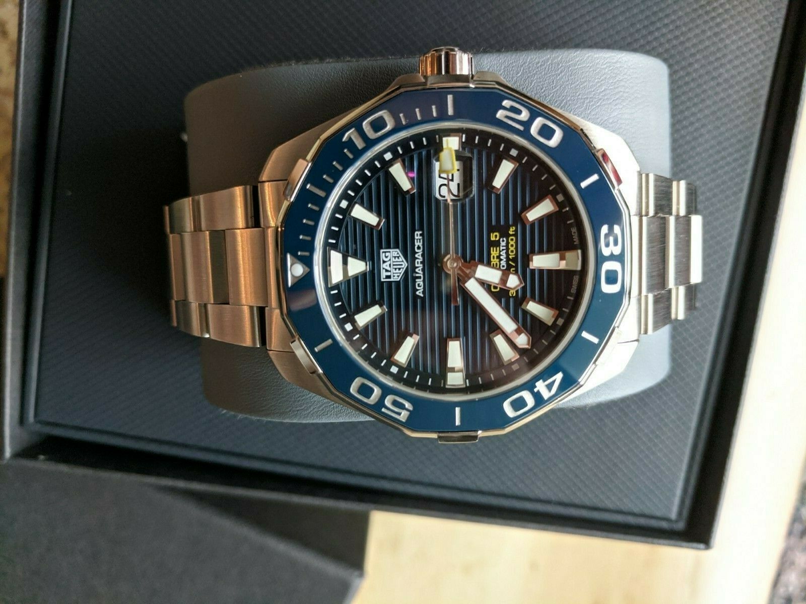 Brand New Tag Heuer Aquaracer Calibre 5 WAY201B.BA0927 (Full Box Kit ...