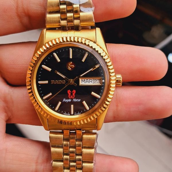 Rado Purple Horse Automatic Black Dial Watch | WatchCharts Marketplace