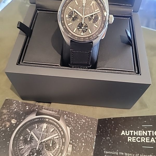 *BRAND NEW* Bulova Lunar Pilot Meteorite Dial Limited Edition Men's ...