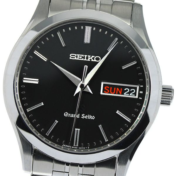 ☆Good condition ★With box [SEIKO] Seiko Grand Seiko Day Date SBGT021/9F83-0AB0 Quartz Men's ...