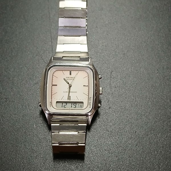 Beautiful Vintage Seiko Mens/Ladies H249-5060 Analogue-Digital Watch ...