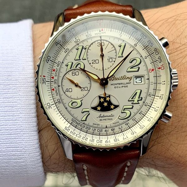 FS: Breitling Montbrillant Eclipse Special Edition 41.5mm A43030 ...