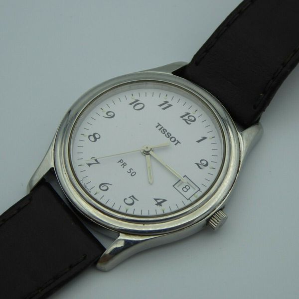 Tissot PR50 Swiss Made watch Sapphire Crystal J172/272K | WatchCharts ...