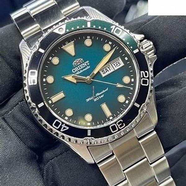 Orient Kamasu green dial | WatchCharts Marketplace