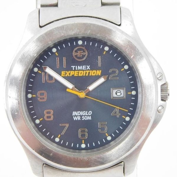 Timex Expedition Menâ s Watch Indiglo WR50M Luminous Hands W/Date ...