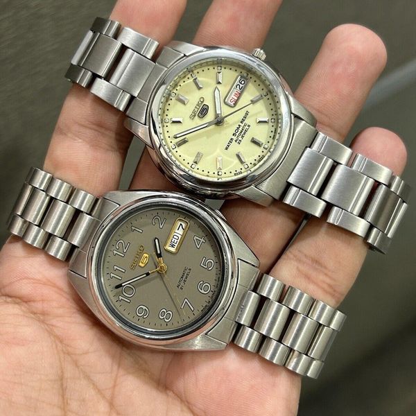 Two Lot Of Seiko 5 Automatic Radium/Grey Dial Made Japan Menâ s ...