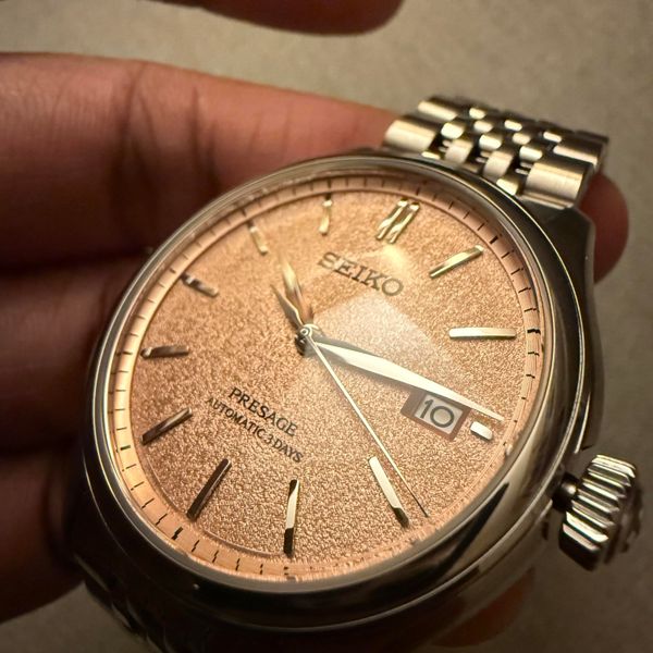 [WTS] Seiko SARX125/SPB467 Salmon Seiko Presage "Araigaki" on Bracelet ...