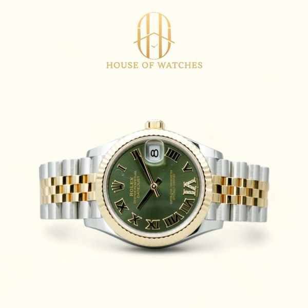 Brand New March 2025 Rolex Datejust 31 Olive VI Diamond Jubilee 278273 ...