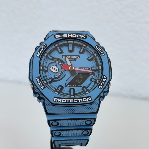 Casio G-Shock GA-2100MNG-2A Manga Edition Blue | WatchCharts Marketplace