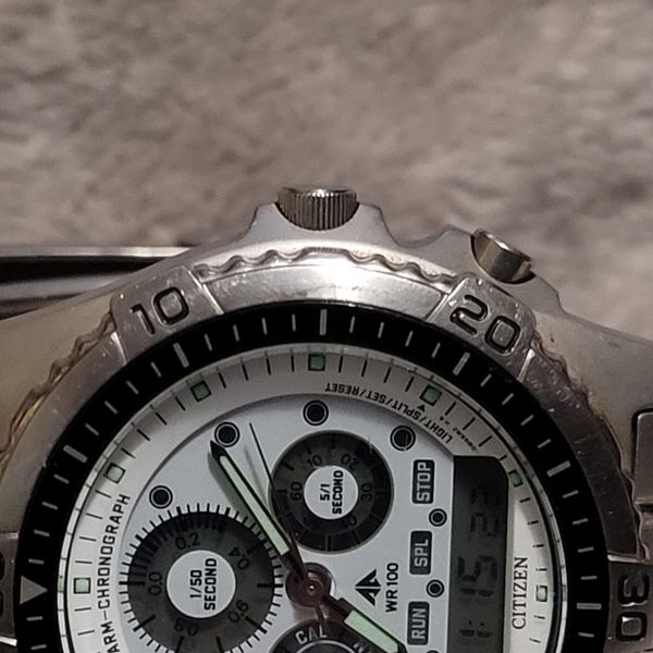 Vintage Citizen PROMASTER, Ana-Digi "Robot Face" C410, Men's, FOR PARTS ...