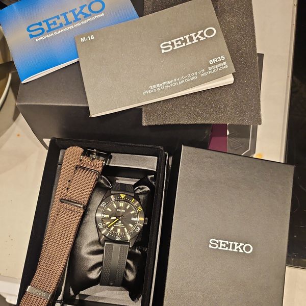 Seiko Prospex Diver's 1965 Limited Edition Black Series 40.5mm SPB253 ...