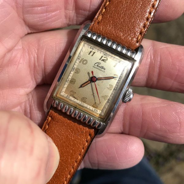 Beautiful vintage 1940's Croton Aquamedico breguet numerals clamshell ...
