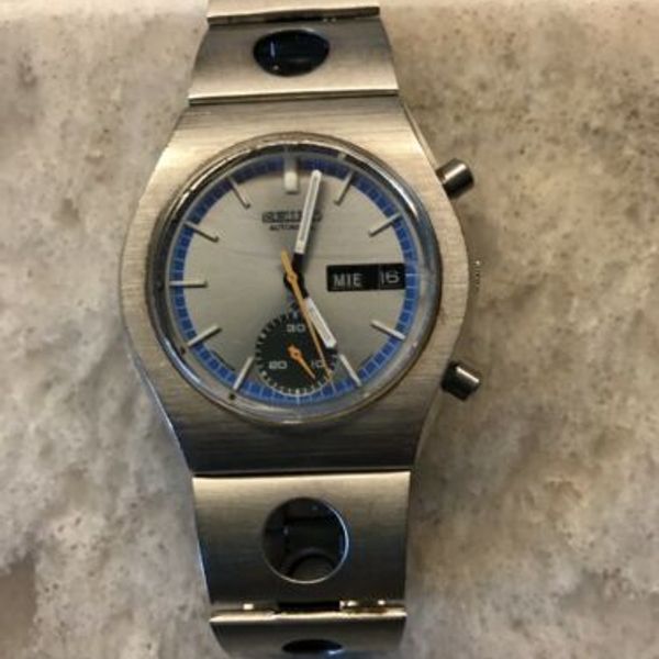 Seiko "Rally" Model 6139-8029 Automatic Chronograph Watch | WatchCharts ...