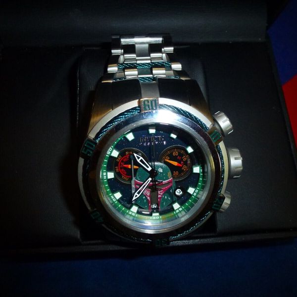 Invicta Star Wars Boba Fett Men's Model 29561 Swiss Quartz Watch ...