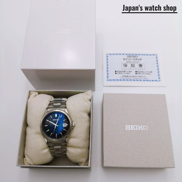 SEIKO Seiko Selection SBTM351 Black Solar Radio Sapphire Men's Watch ...