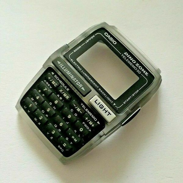 NEW CASIO DBC-63 DINOZONE TELEMEMO 50 BLACK COLOR WATCH CASE RARE NOS ...