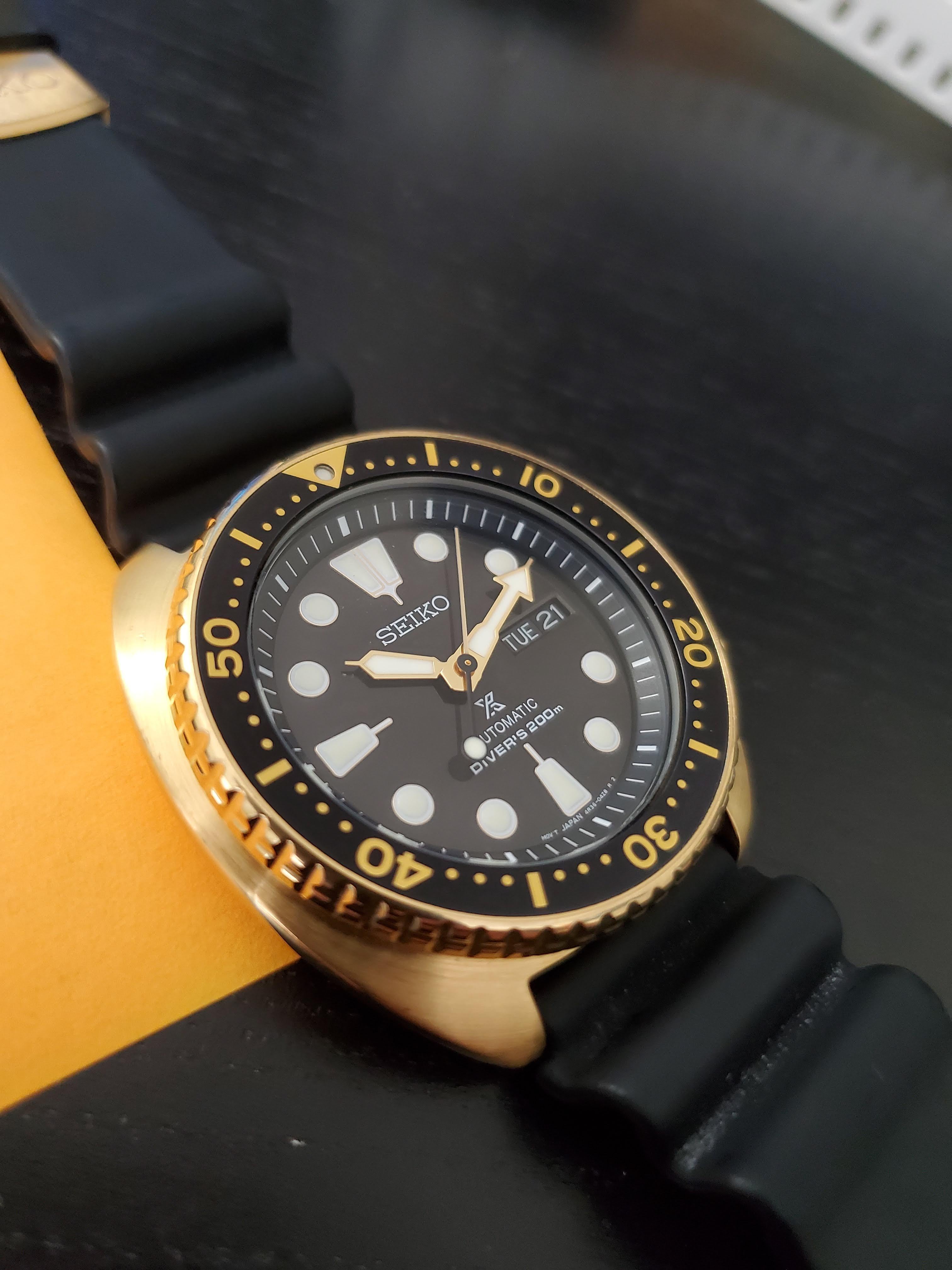 [WTS] Seiko SRPC44 Gold Turtle | WatchCharts