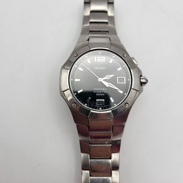 Mens Seiko Coutura Kinetic Divers Watch - 100m NEEDS BATTERY ...